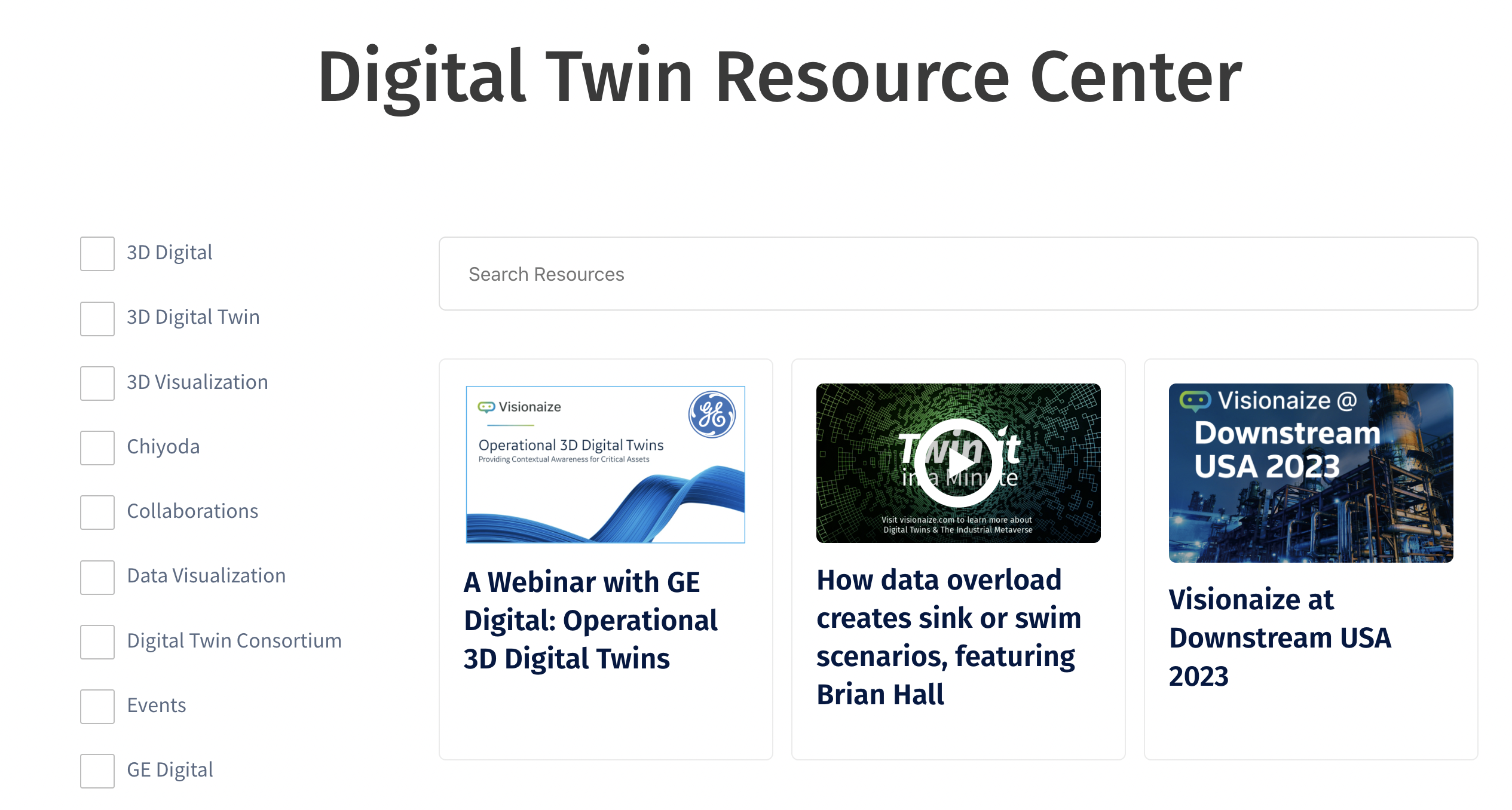 Resources | Visionaize