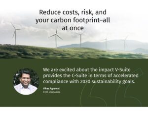 A deep and ongoing commitment to sustainability | Visionaize