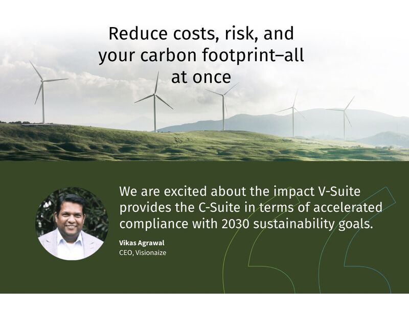 A deep and ongoing commitment to sustainability | Visionaize
